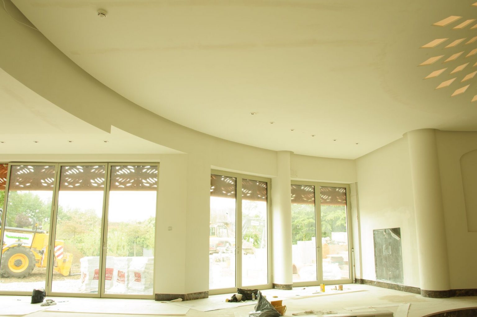 Curved Wall | Interior Wall Paneling | V Cut Plasterboard