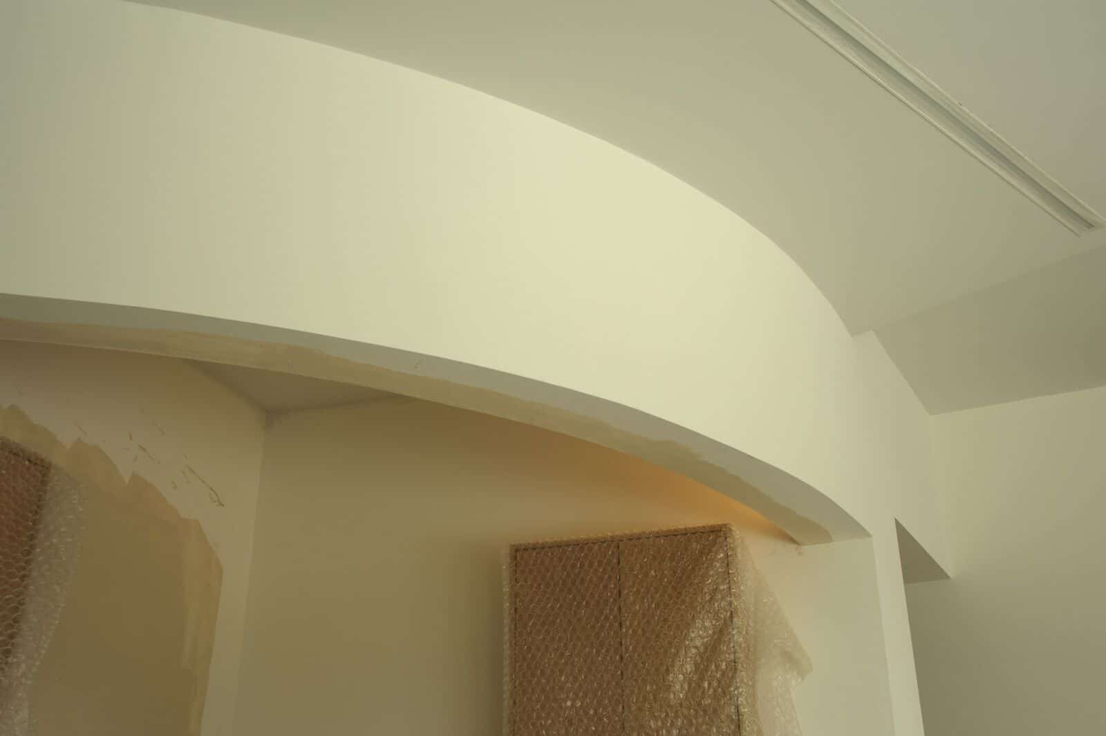 Curved Wall | Interior Wall Paneling | V Cut Plasterboard